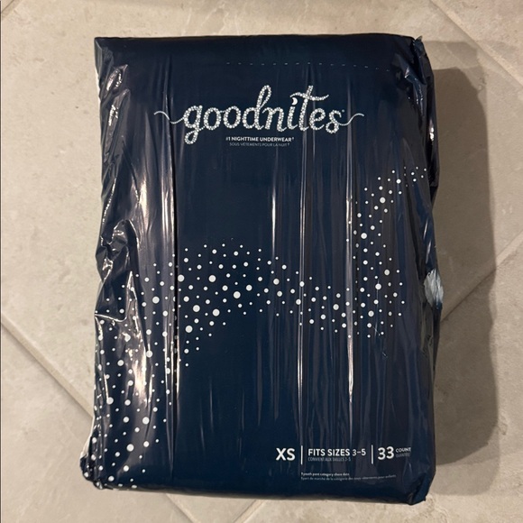 Goodnites | Other | Goodnites Pullups Size Xs 33ct Newunopened | Poshmark
